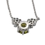 Grossular Andradite Garnet Diamond Gold Necklace | Plaza Jewellery ...