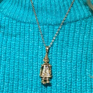 Vintage Gold Diamond Articulated Clown Pendant | Plaza Jewellery ...